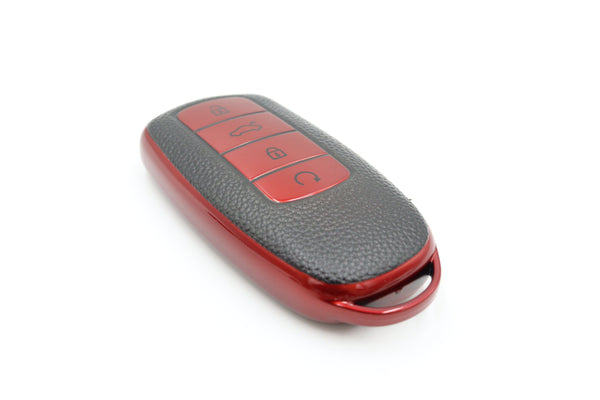 Leather-Like Red Car Key Sleeve to suit Chery Omoda 5 – Remote Pro