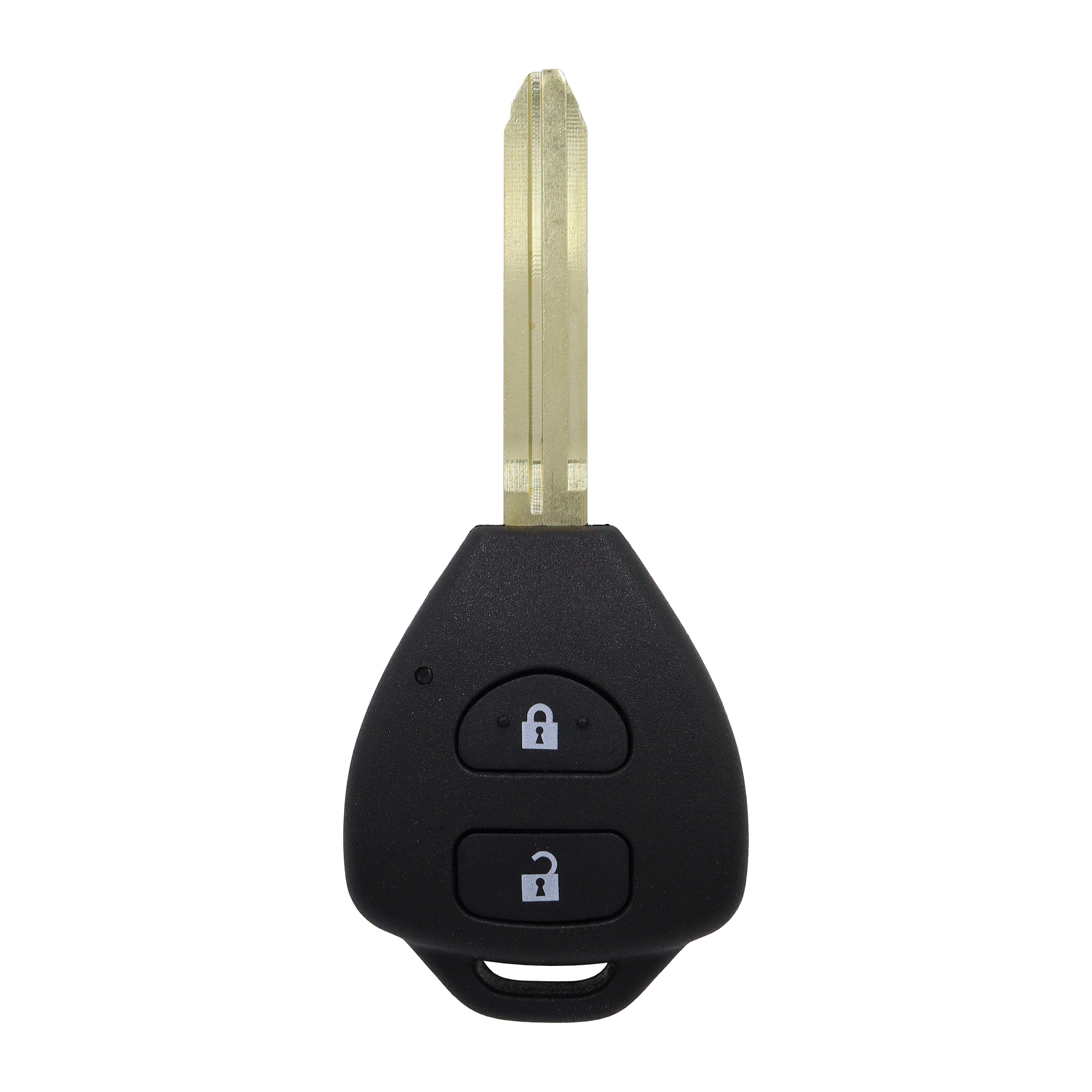 2 Button TOY43 315MHz Key 28240 to suit Toyota Corolla/Hiace/RAV4 ...