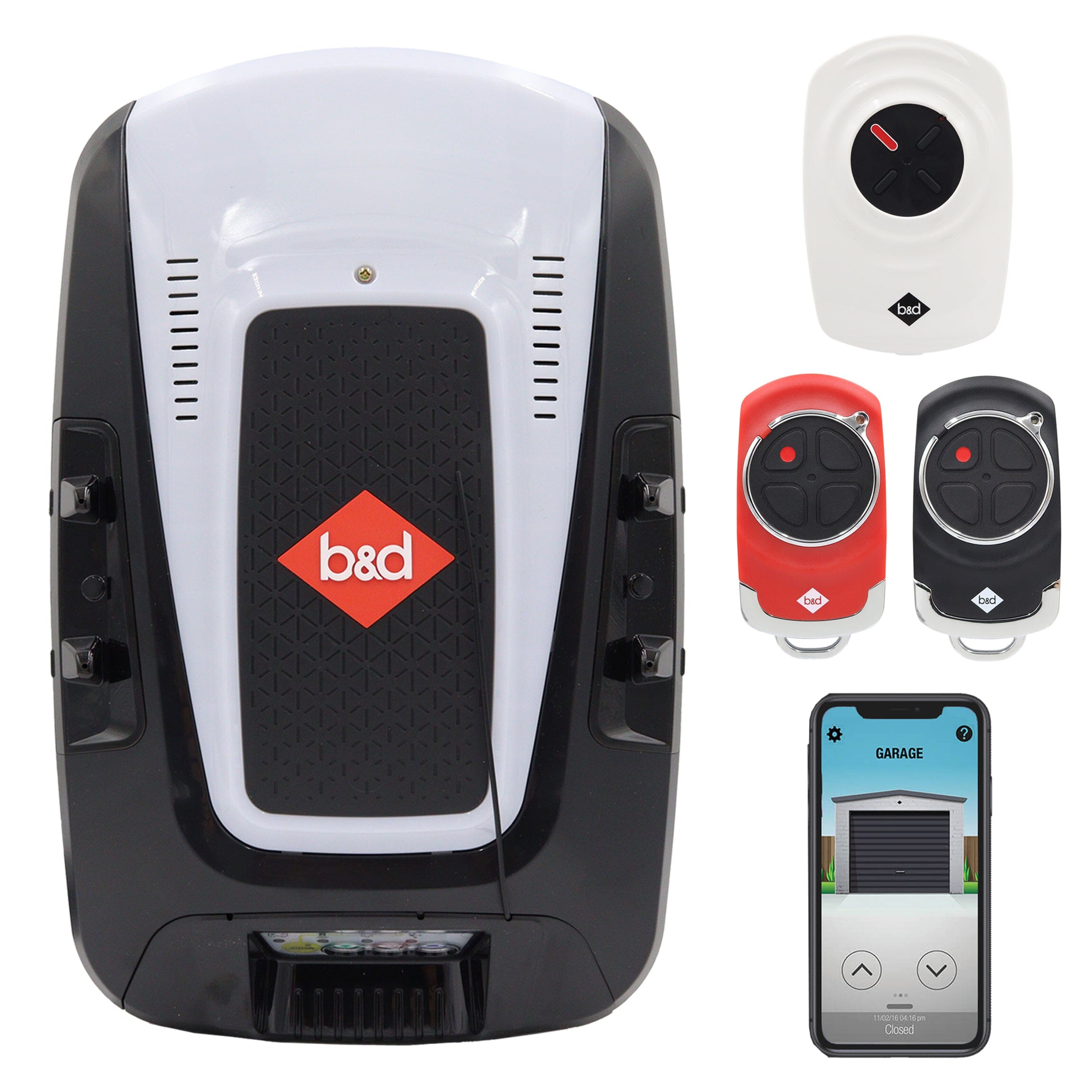 B&D Smart SDO-7 Sectional Garage Motor/Opener (No Rail)-Remote Pro