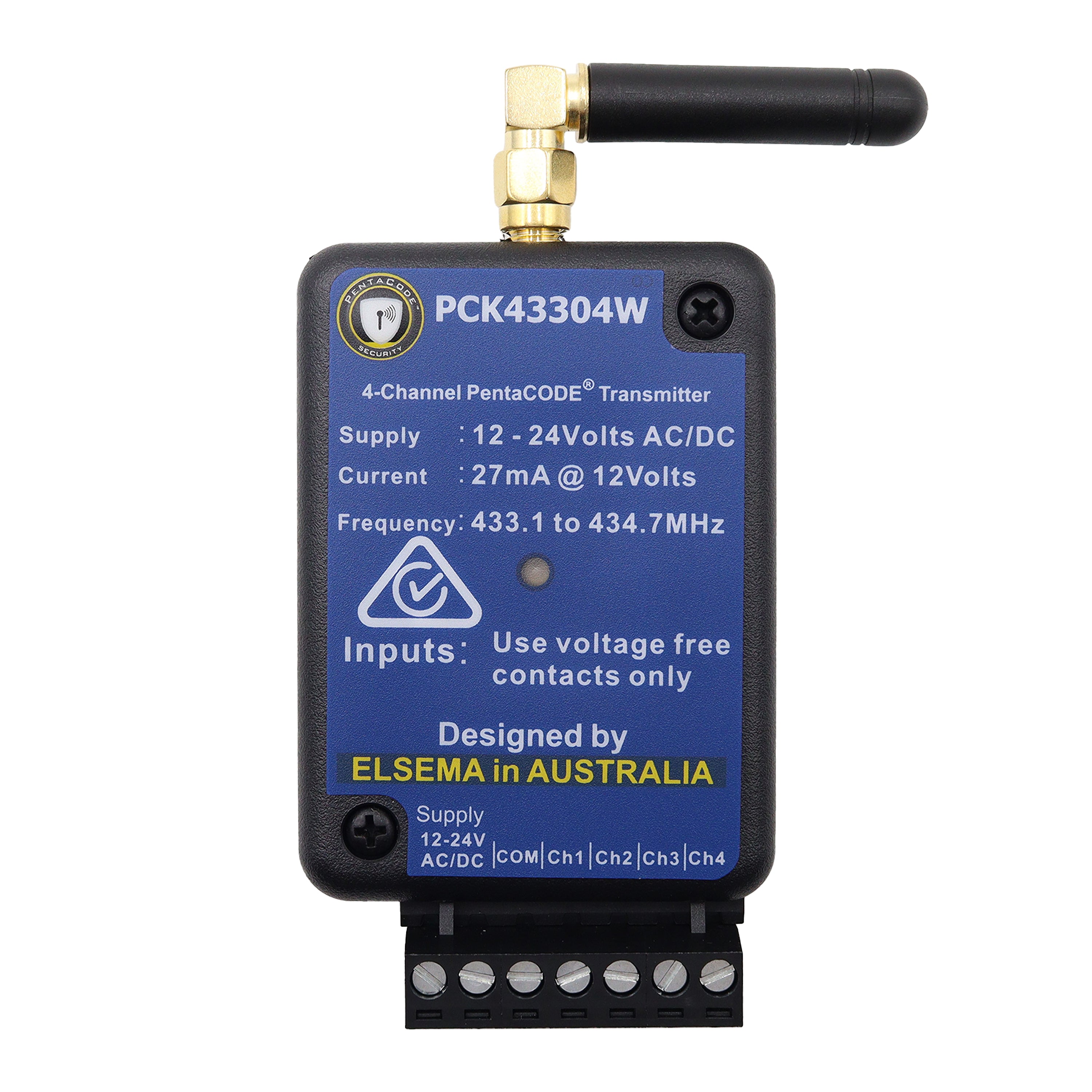 Elsema Pck43304w Pentacode Transmitter With External Inputs Remote Pro