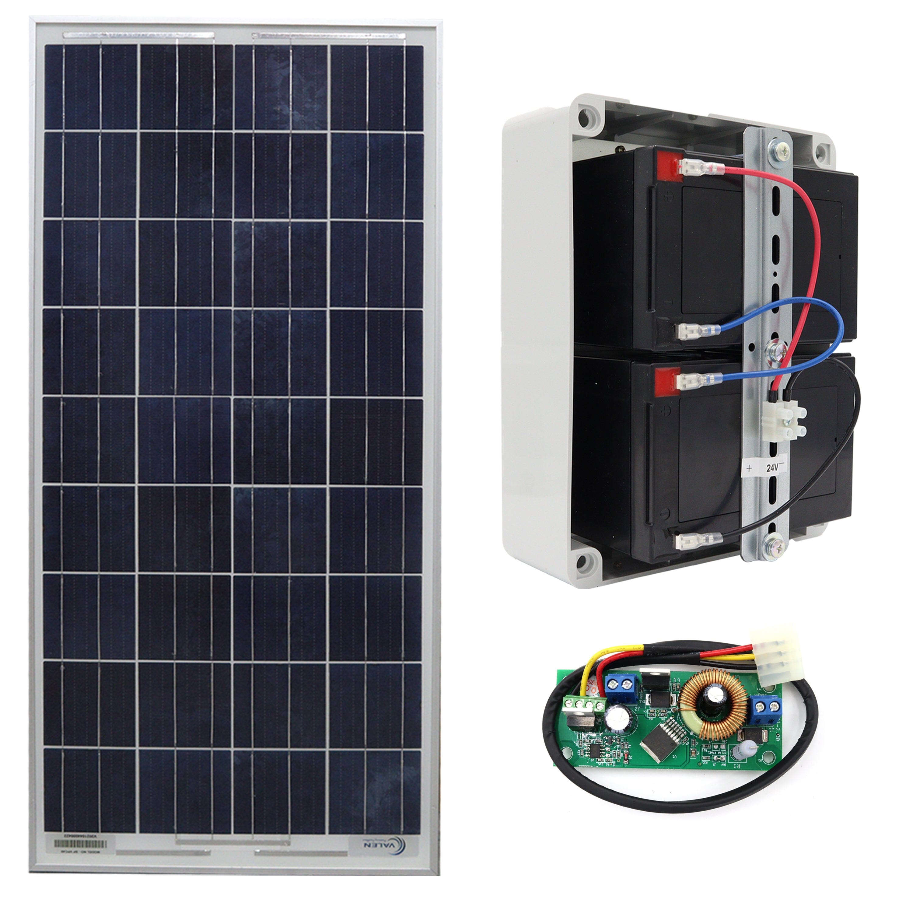 Solar Powered Garage Door Opener ATA Smart Solar Power Gate/Garage