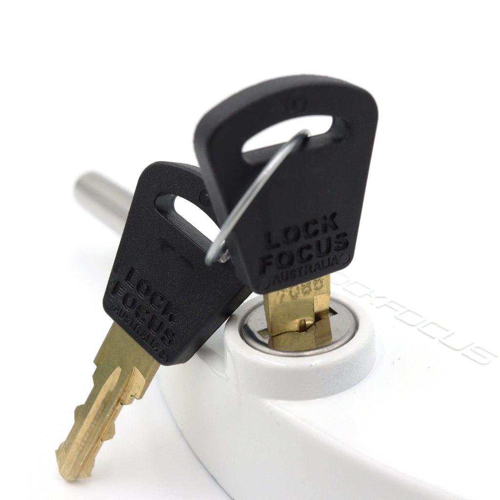 White Patio Door Bolt Lock Focus – Remote Pro