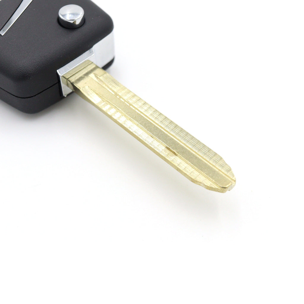 Remote Car Flip Key Blank 2 Button Shell/Case To Suit Toyota Corolla ...