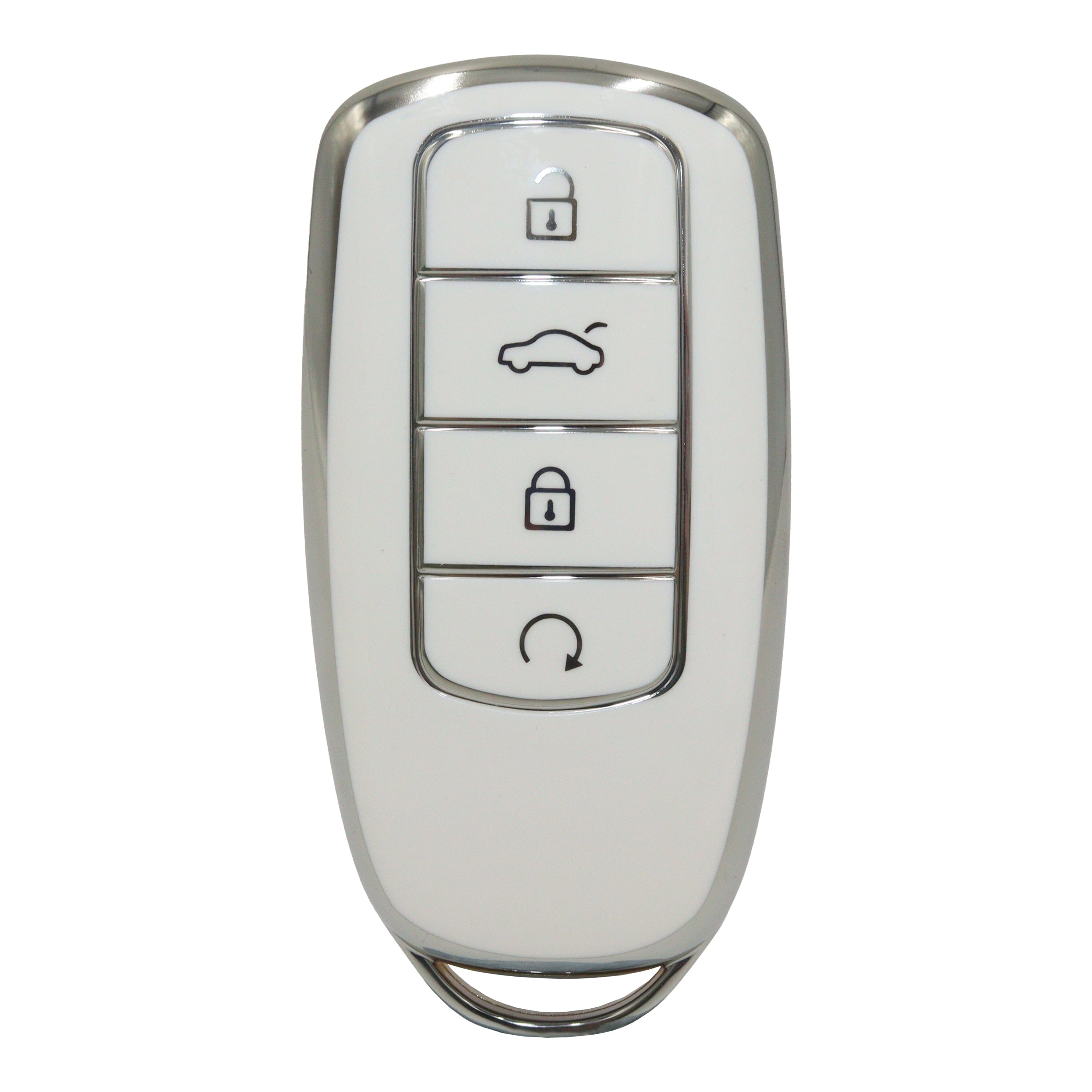 White Car Key Sleeve to suit Chery Omoda 5-Remote Pro