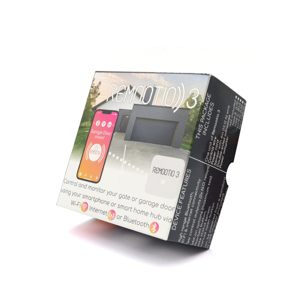 Remootio 3 Smart Door Wifi/Bluetooth Garage/Gate Controller – Remote Pro
