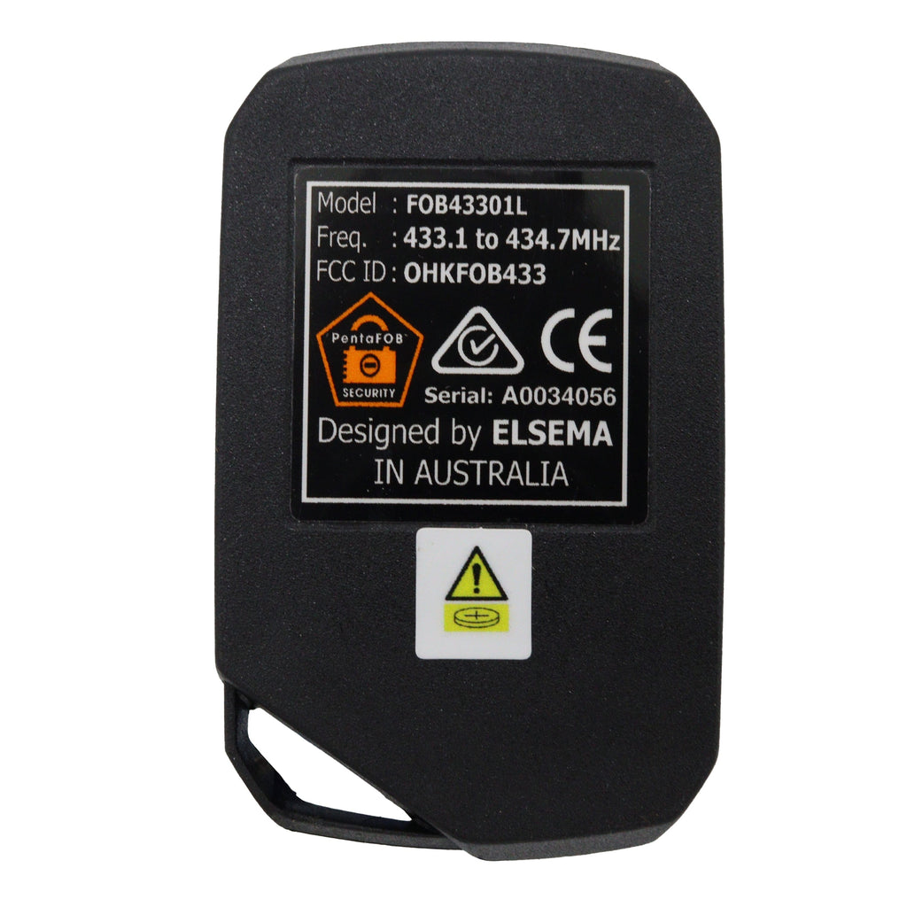 Genuine Elsema Pentafob 1 Button Large Blue Gate/Garage Remote – Remote Pro