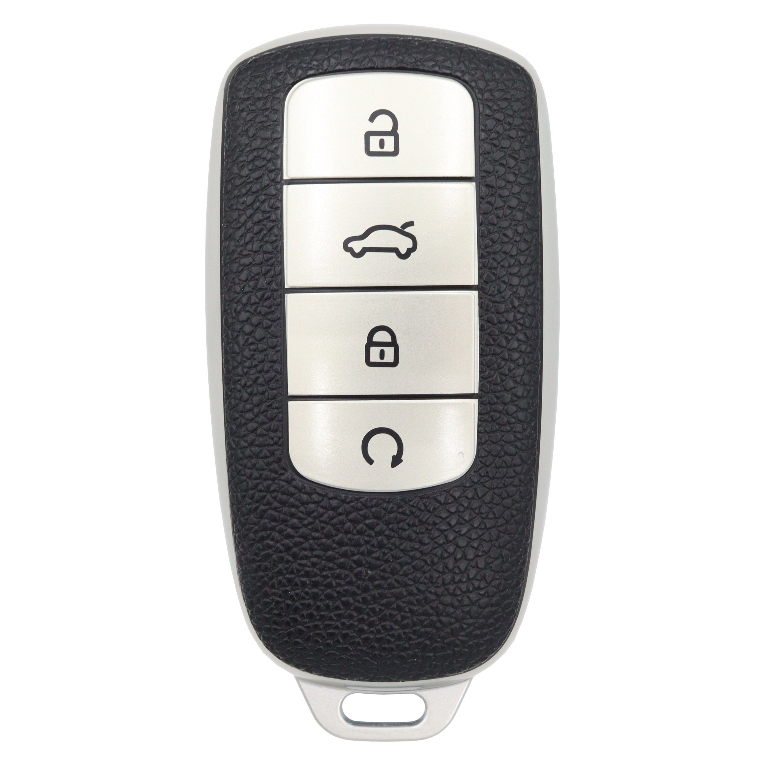 Leather-Like Silver Car Key Sleeve to suit Chery Omoda 5-Remote Pro