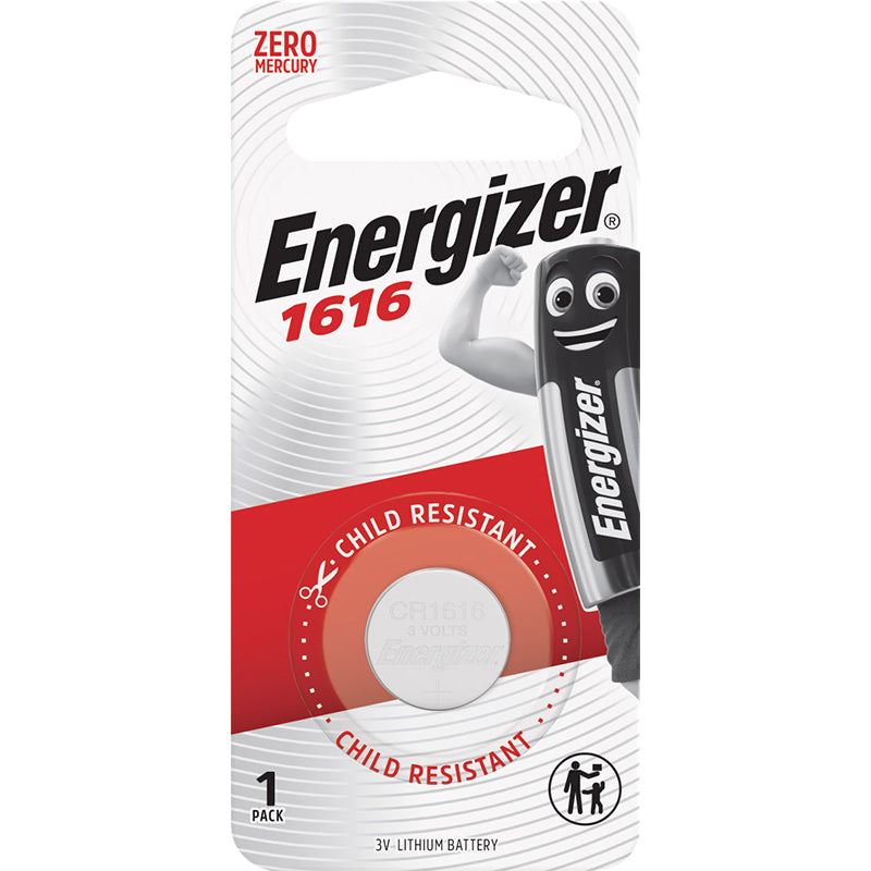 Energizer Lithium Battery CR1616 (1pk)-Remote Pro