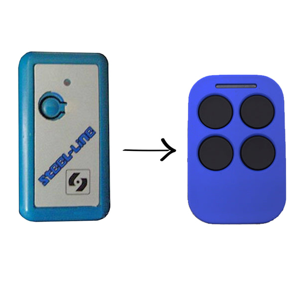 Steel-Line Multi-Code Blue Garage Remote For Sale – Remote Pro
