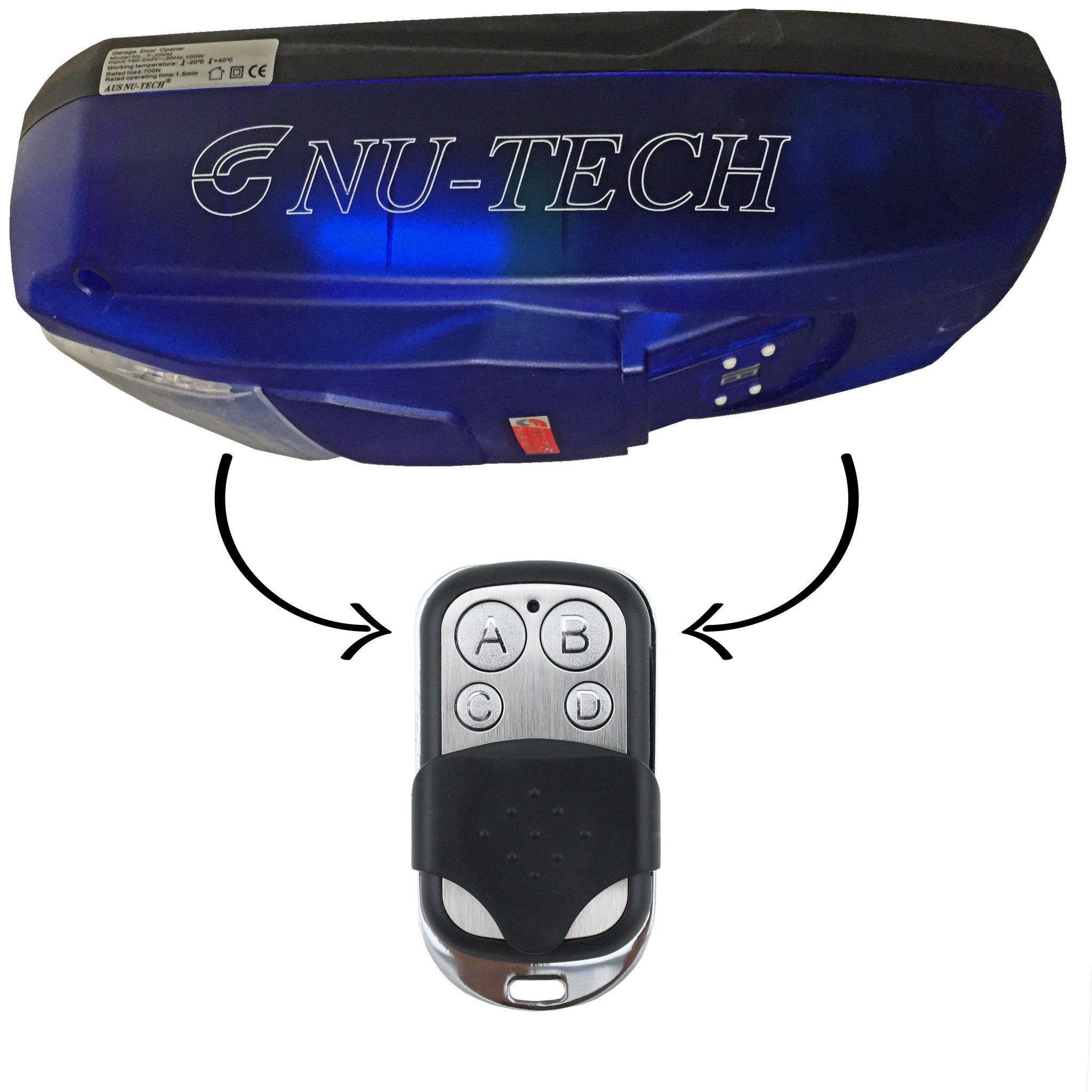 Nu-Tech F-380M Compatible Remote-Remote Pro
