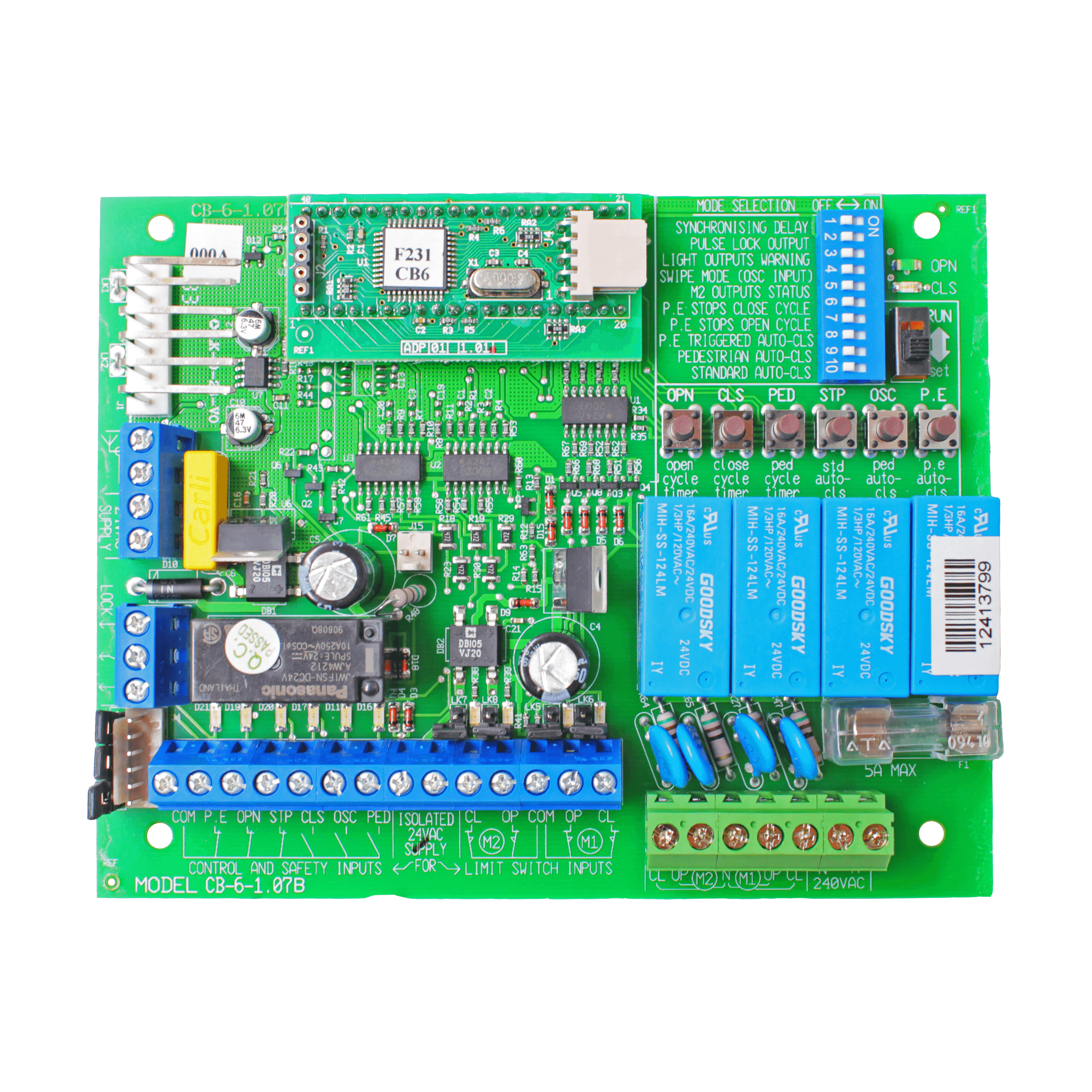 ATA Genuine Control Board Logic Circuit CB-6 Industrial-Remote Pro